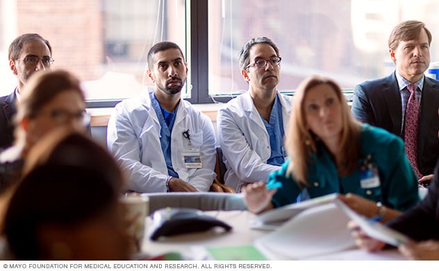 Heart valve disease team meeting at Mayo Clinic - Mayo Clinic